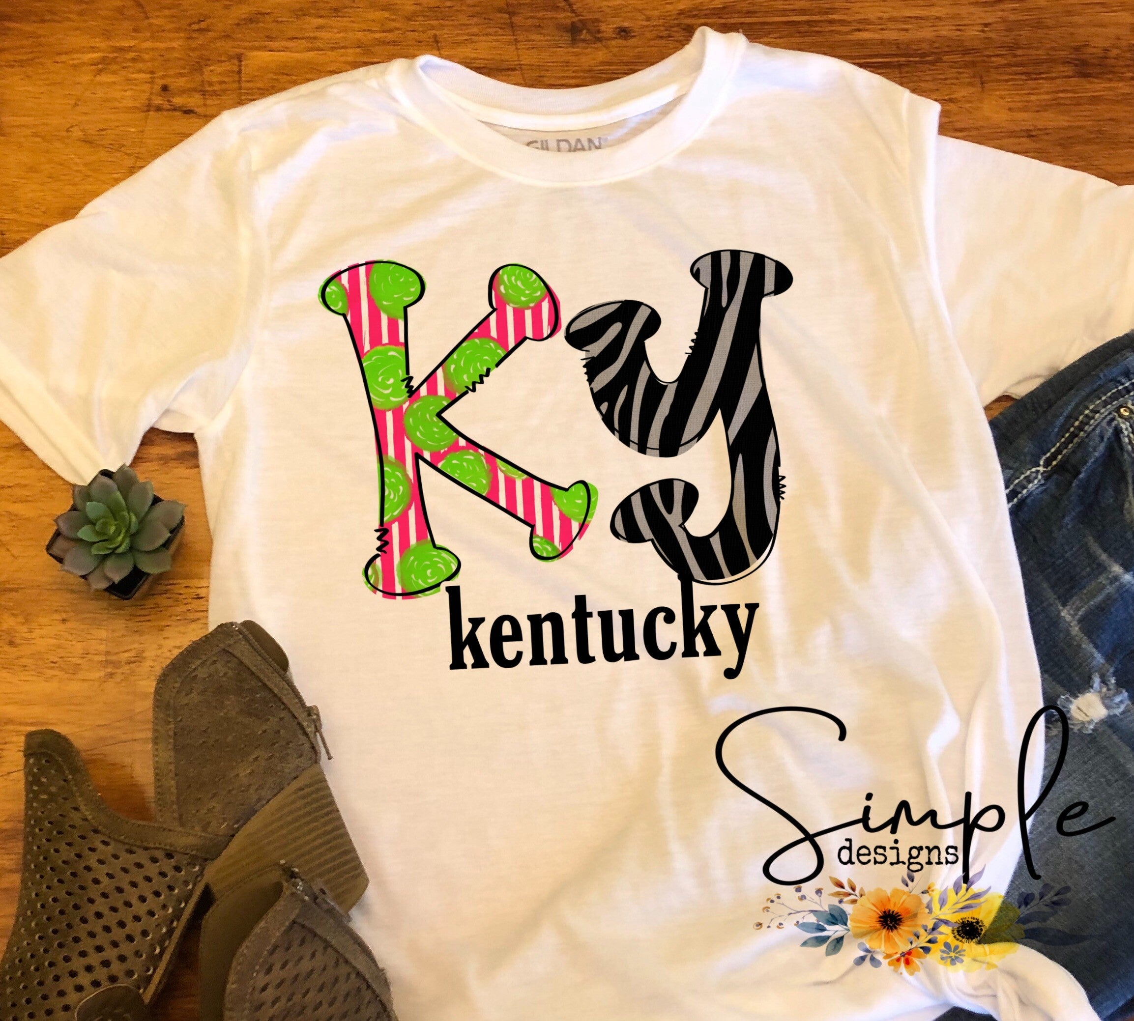 KY Kentucky Sublimation Heat Transfer Sheet – Simple Designs and More