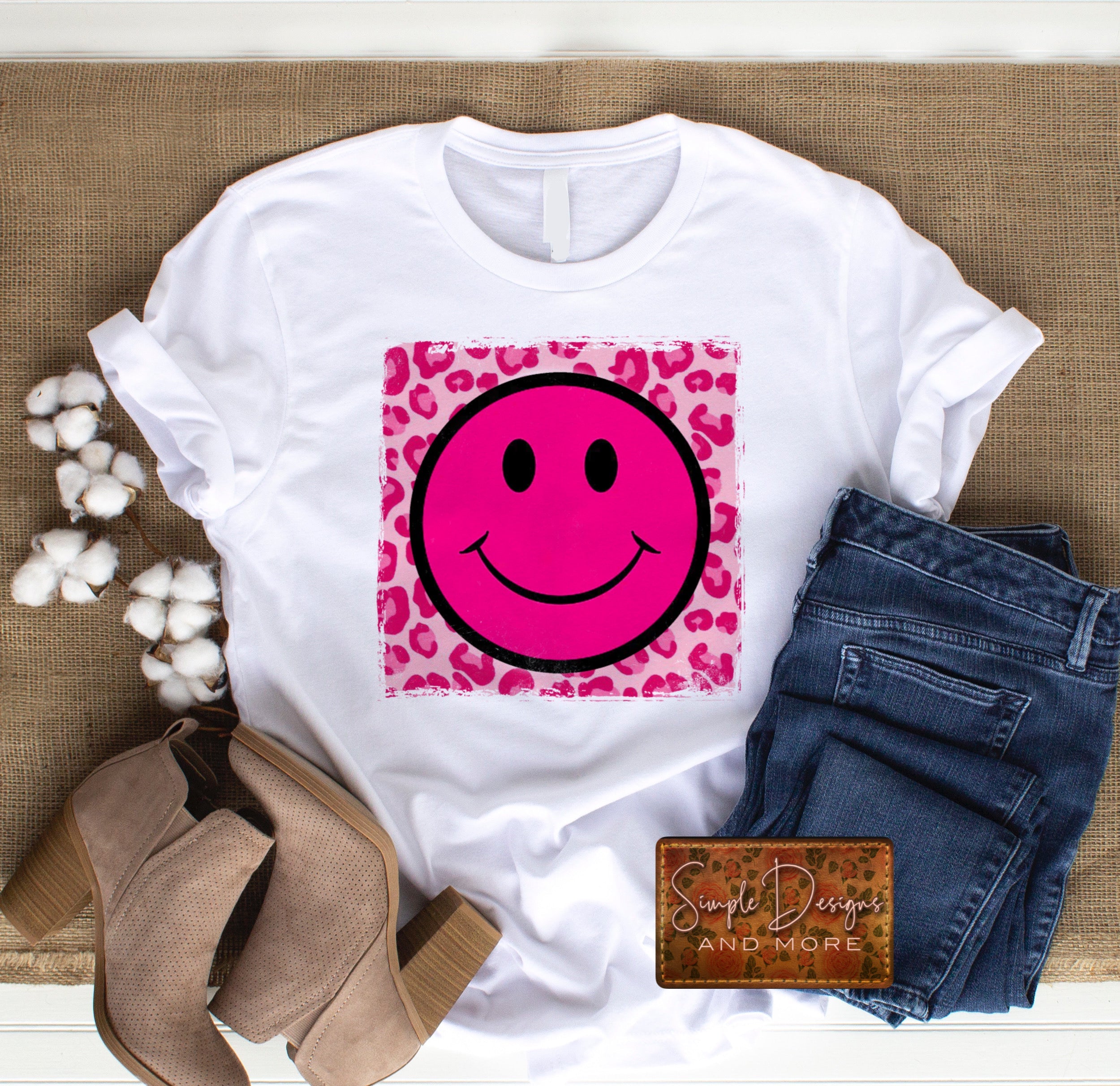 Smiley Face Sublimation Heat Transfer Sheets – Simple Designs and More