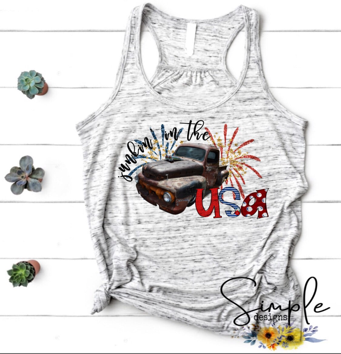 Junkin in the USA Doodles Sublimation Heat Transfer Sheet – Simple ...
