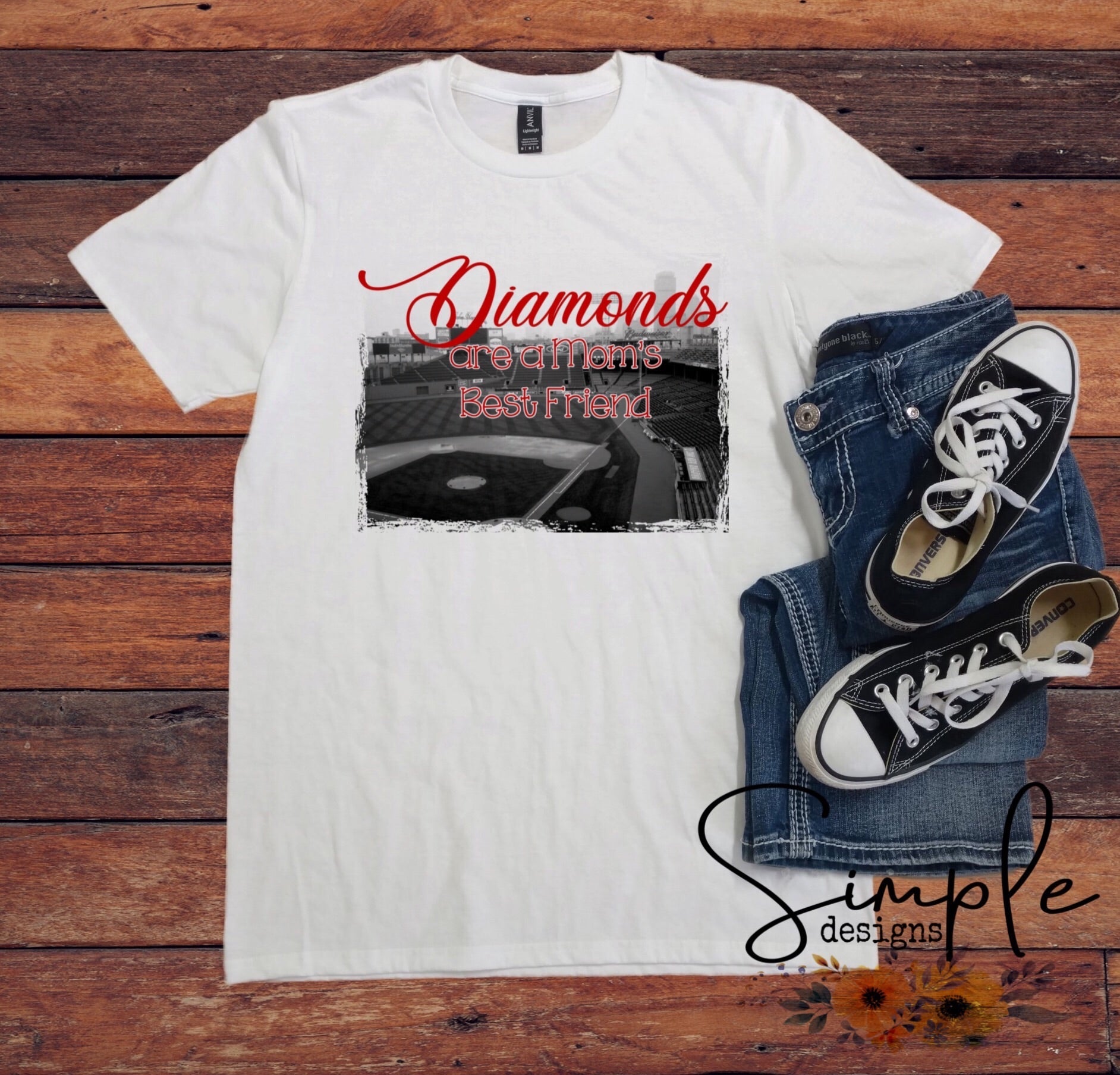 Diamonds Moms Best Friend Sublimation Heat Transfer Sheet – Simple ...