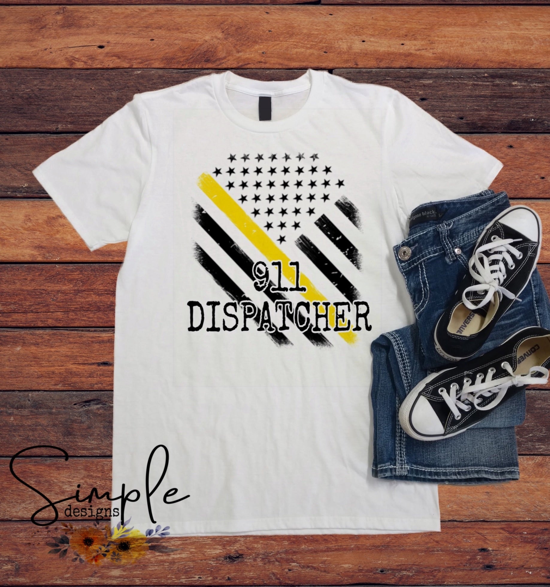 911 Dispatcher Sublimation Heat Transfer Sheets – Simple Designs and More